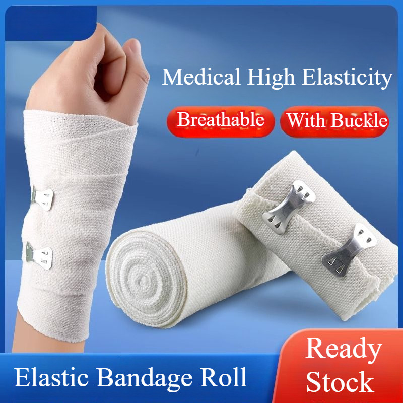 Elastic Bandage Bandaging Wounds with Pressure Exercise Bandage Roll ...