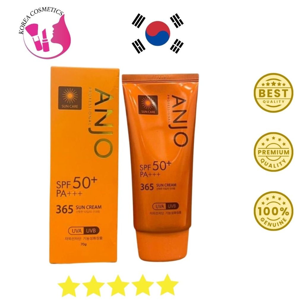 ANJO Sunscreen - ANJO PROFESSIONAL 365 SUN CREAM SPF50+PA+++ (70G ...