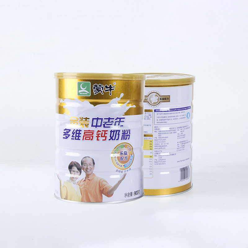 Men Mengniu Gold Middle-aged Elderly Multi-Vitamin High-Calcium Milk Powder 900g Formula ...