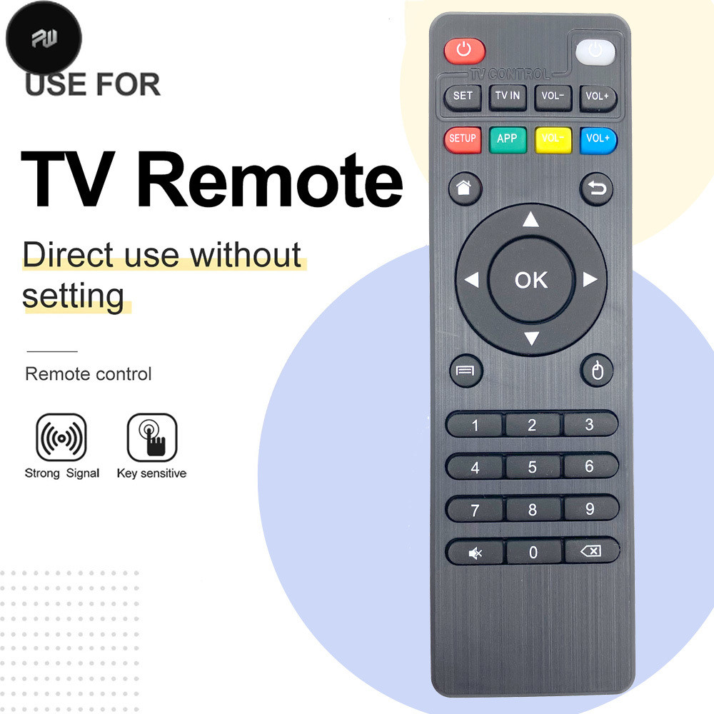 PW Replacement Remote Control for Android for Smart TV Top Box For MXQ ...