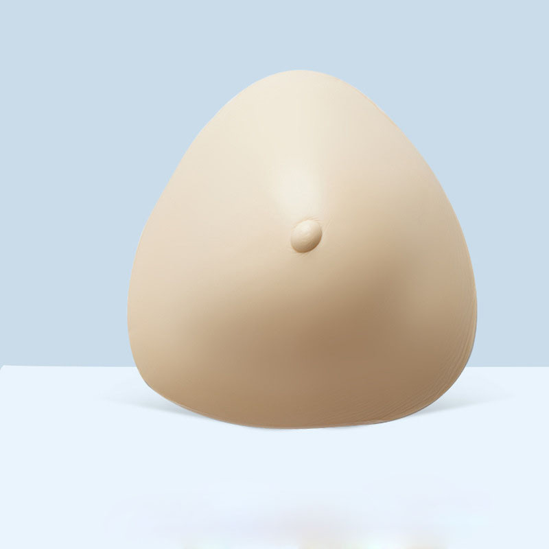 One Piece Triangle Lightweight Silicone Breast Forms Breast Prosthesis ...