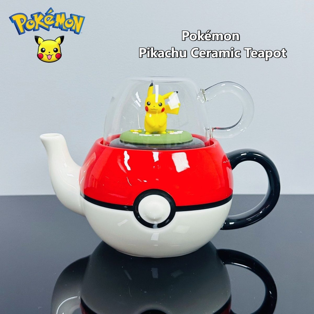 Pokemon Ceramic Teapot Teacup Integrated Ceramic Set Pokémon Pikachu ...