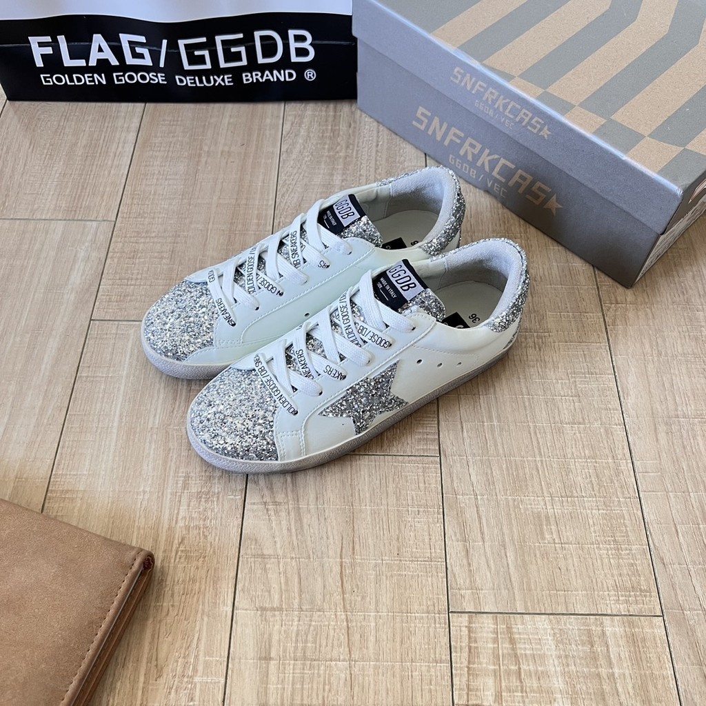 GGDB SNEAKERS Stars Little White Shoes Pair Sneakers Board Shoes (with ...