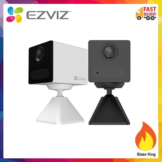 Ezviz CB2 2MP Indoor Wi-Fi Smart Home Battery Night Vision Two Way Talk Security Camera Wireless ...
