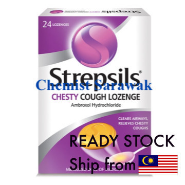 Strepsils Chesty Cough Lozenge 24 lozenges/8 lozenges | Shopee Malaysia
