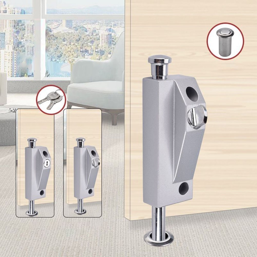 [TWILIGHT] Wooden Door Floor Lock Spring Bolt Lock Door Bolt Lock Floor ...