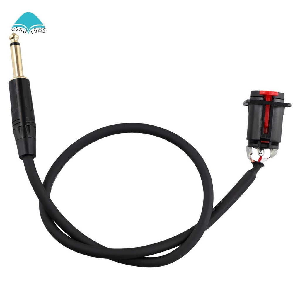 6.35mm Female Panel Mount to 6.35mm Male Connector Cable 6.35mm Female ...