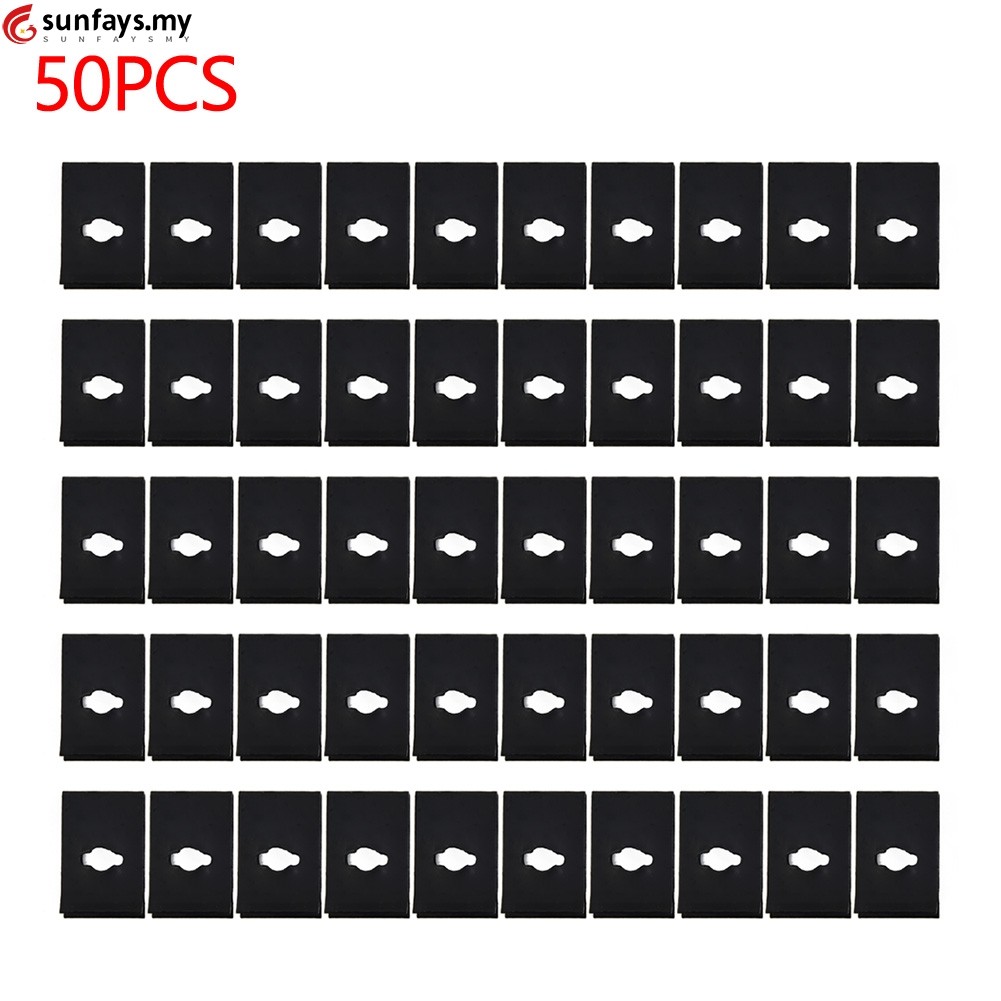 {SUFA} 50pcs Metal Car Speed Fastener U-Nuts Self Tapping Screw Spire ...