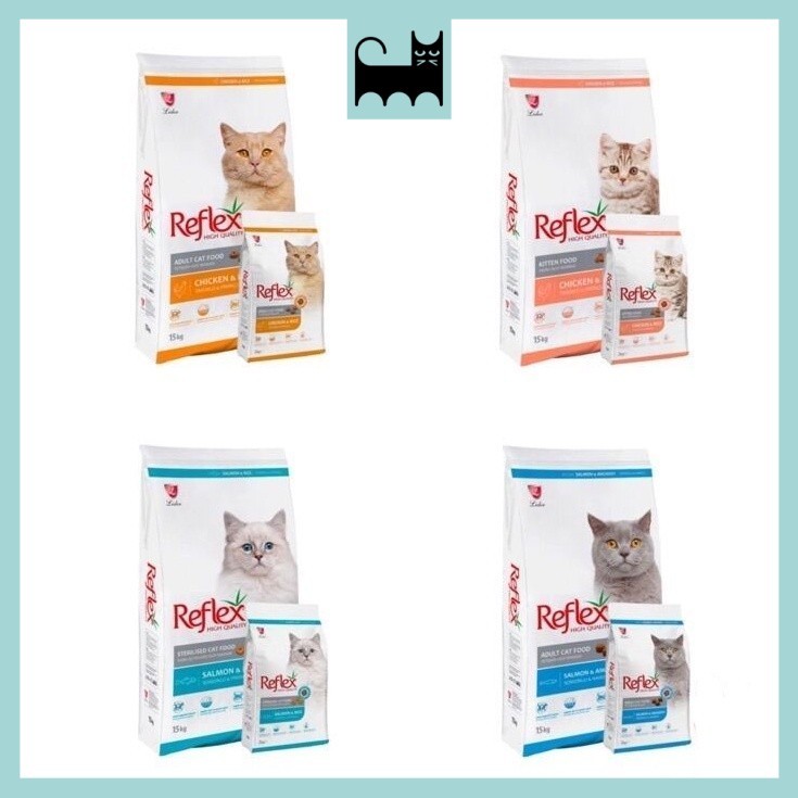 Reflex Premium Cat food 2kg (Original Pack) Kibbles Dry Food Makanan ...
