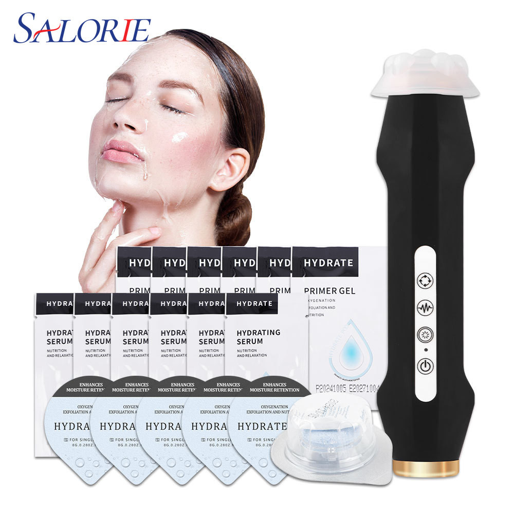 Portable CO2 Oxygen Bubble Pen Rechargeable Facial Cleaning Balance ...