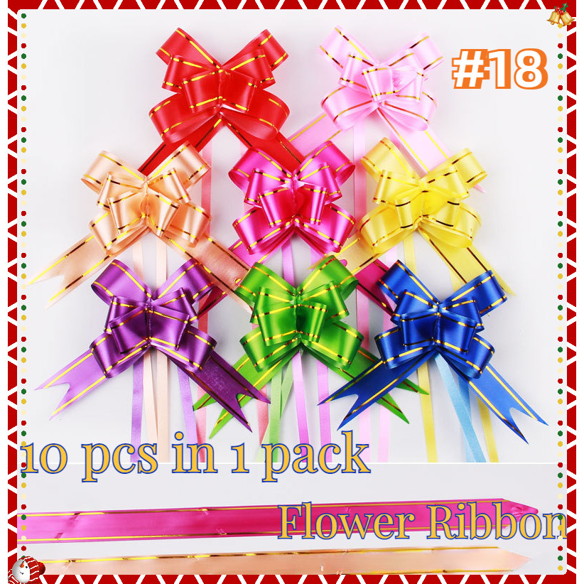 10pcs 18# 16cm Pull Ribbon Riben Reben Ribben (R-B) Satin Gift Box ...
