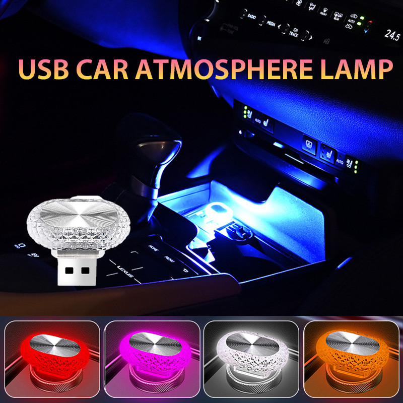 Car Ambient Light Plug And Play Car USB Ambient Light Car Mini Usb Led Light Decorative ...