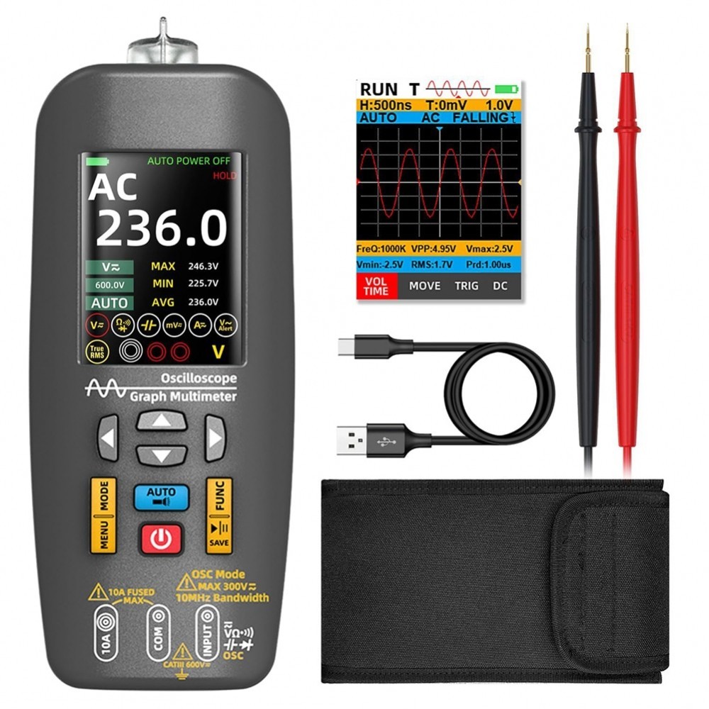 Oscilloscope Functionality Integrated into Compact Digital Multimeter ...