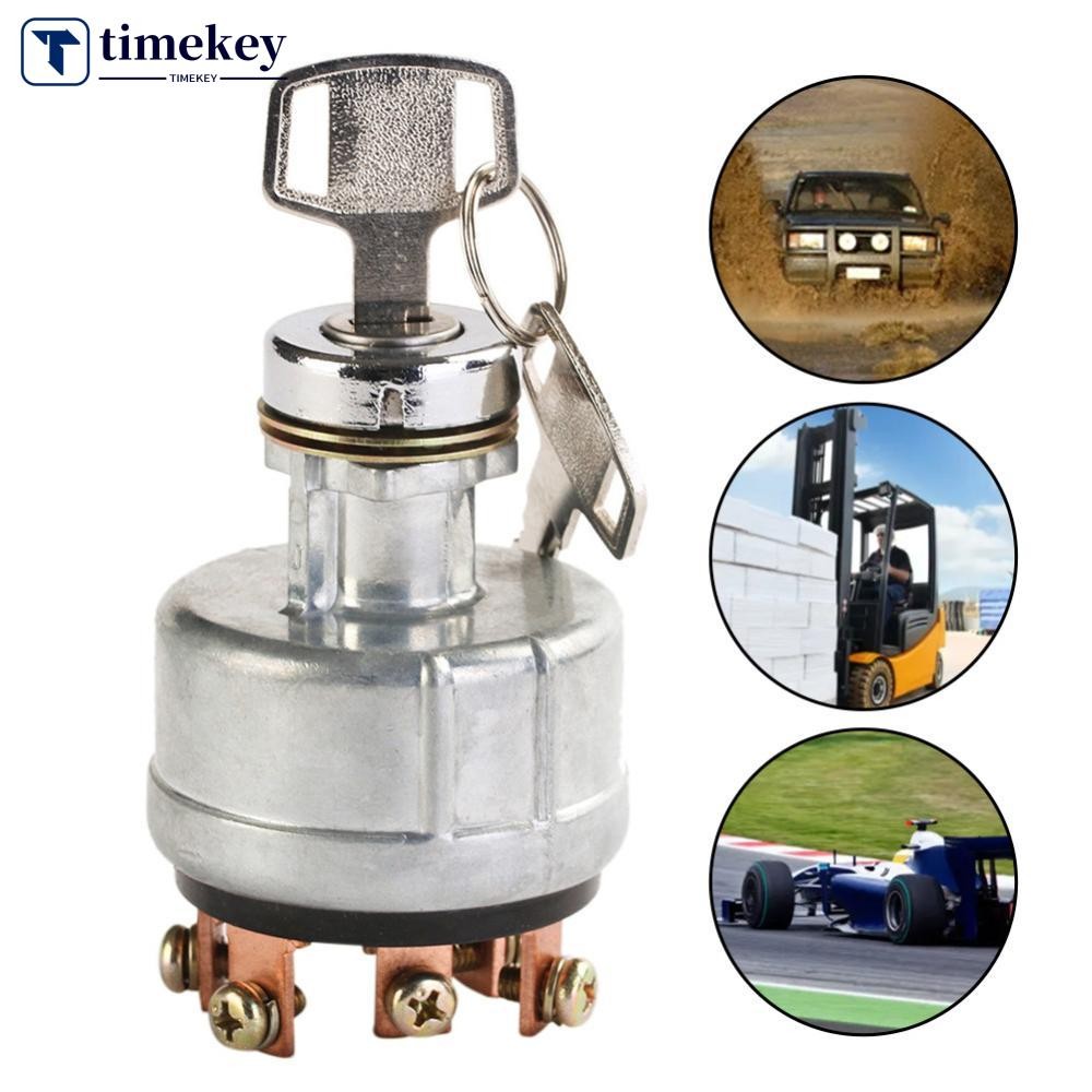 TIMEKEY Universal Ignition Switches with Key Starter ON /OFF Switch ...
