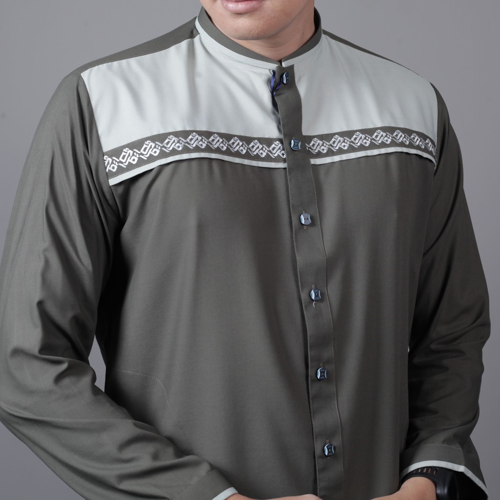 KEMEJA QORI APPAREL NEWEST ABU DARDA DAR-PC CLOTHES LONG-SLEEVED MEN'S ...