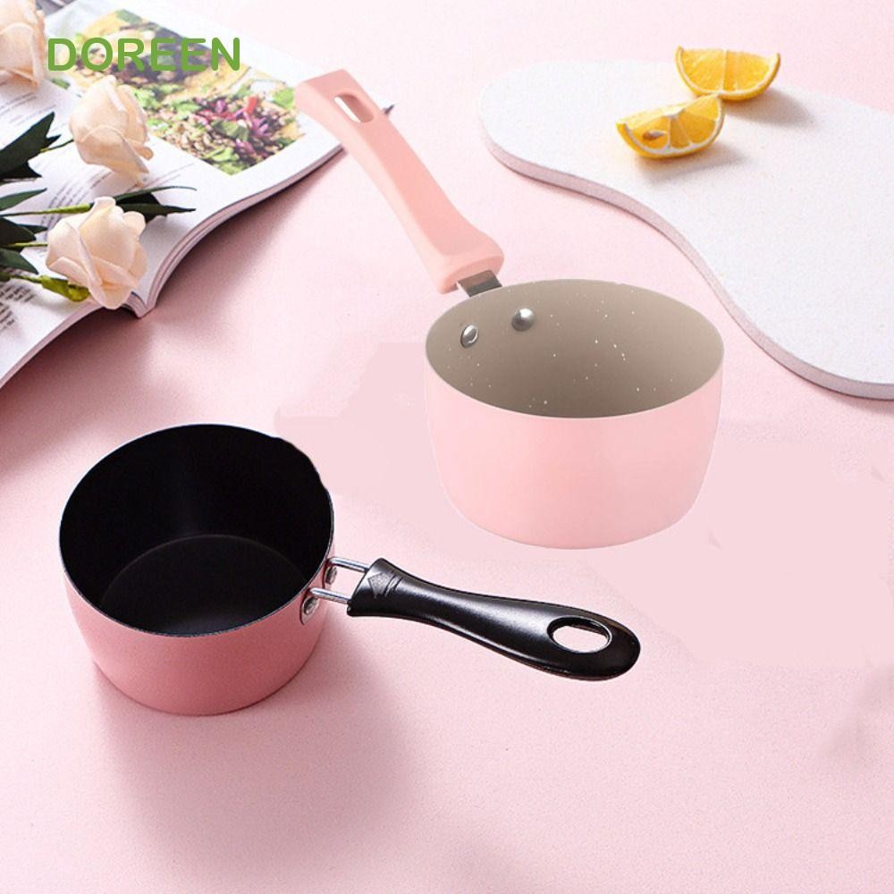 DOREEN Saucepan, Mini Deepened Milk Pan, Cookware Small Capacity Non ...