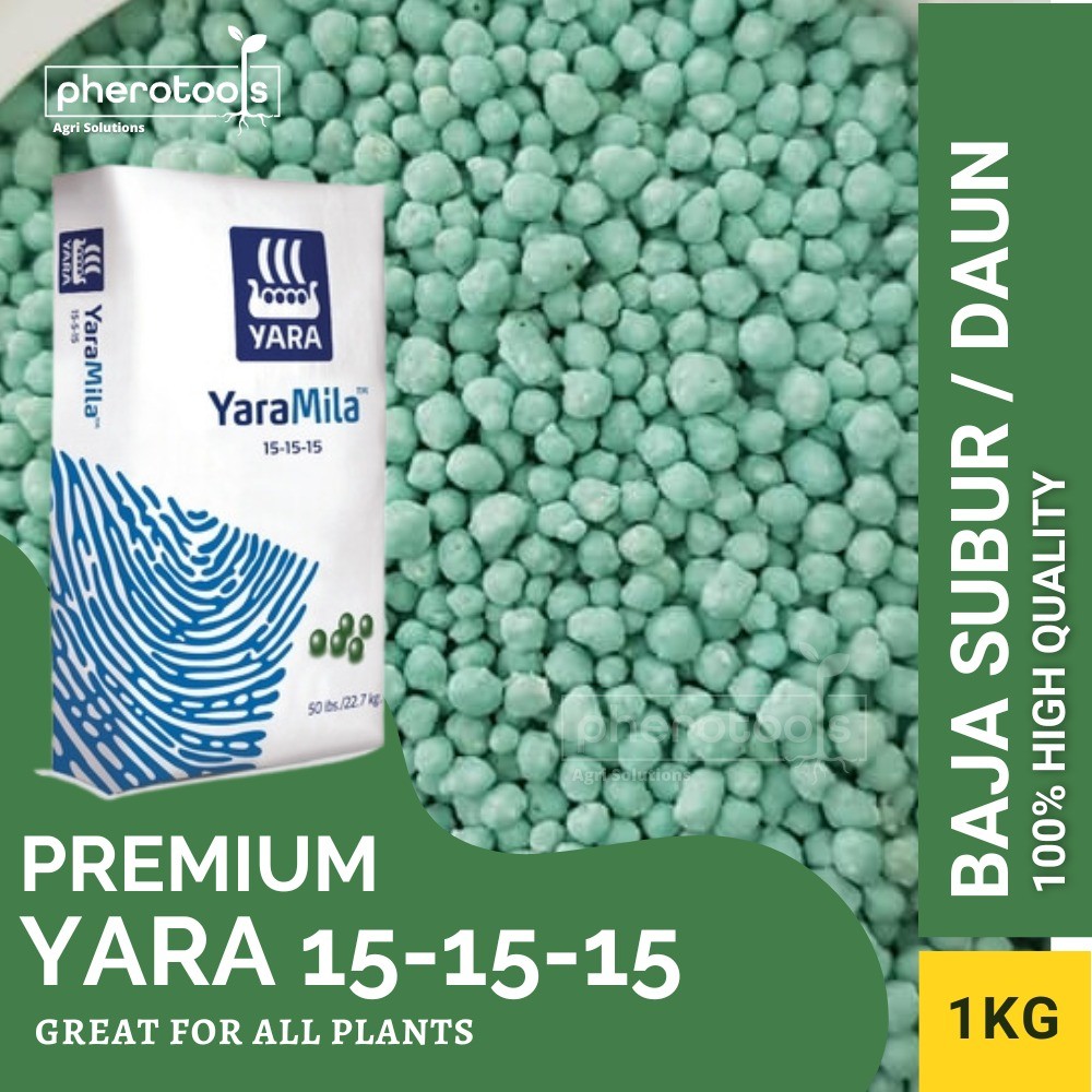 1KG Baja YaraMila 15-15-15 Compound Fertilizer Yara Baja Daun Baja ...