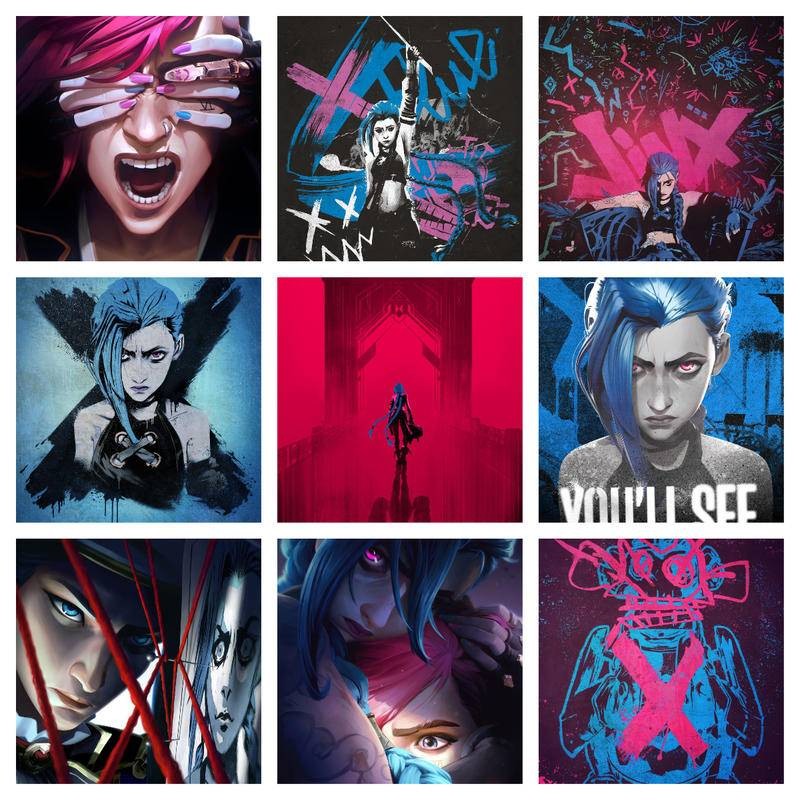 Matte Vertical Posters Arcane Jinx Poster Wall Art Print Gaming Fan ...