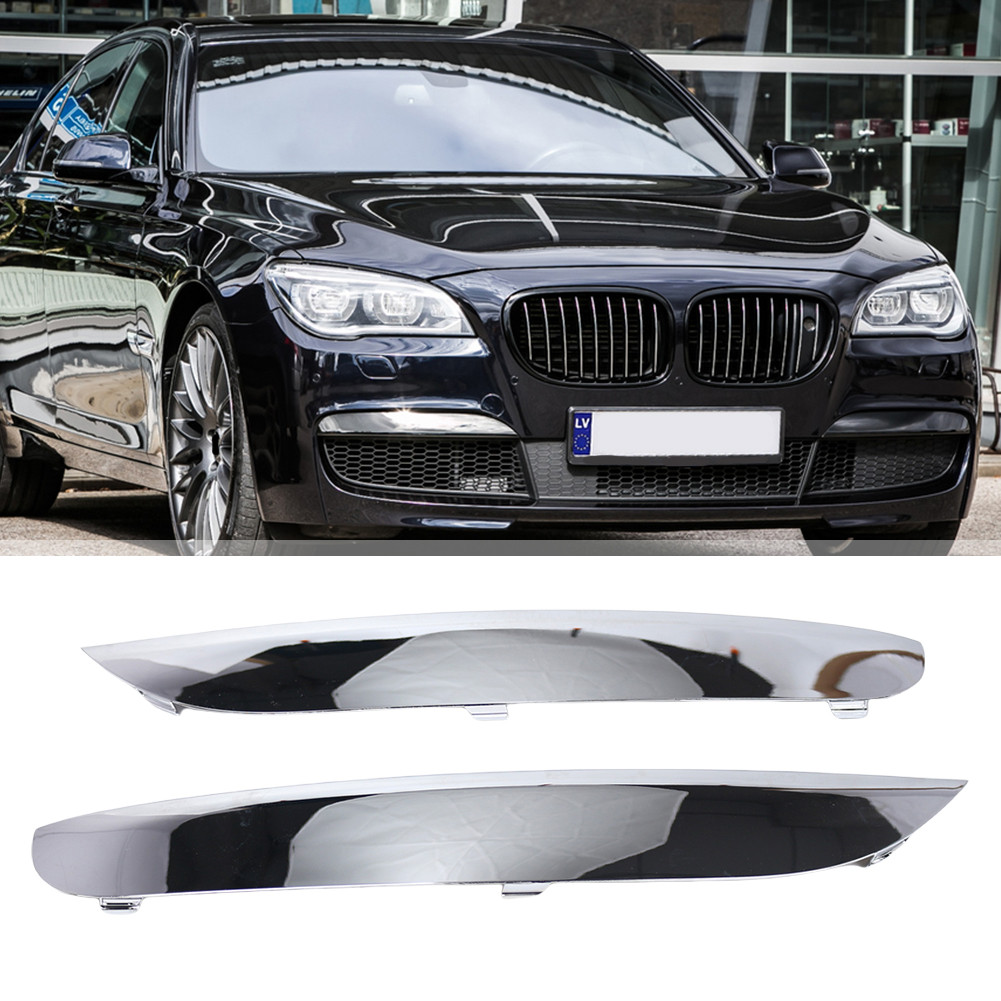 [KidsDreamMall.my] 1Pair Car Front Bumper Molding Chrome Trim Left ...