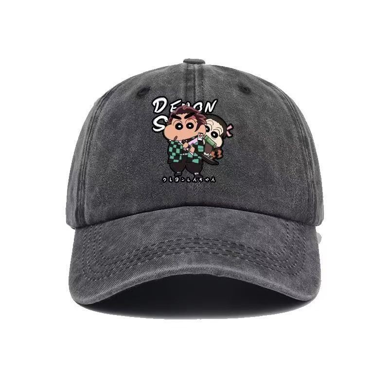 Crayon Shin-Chan Demon Slayer Cute Hat Baseball Cap Men Women New Style ...
