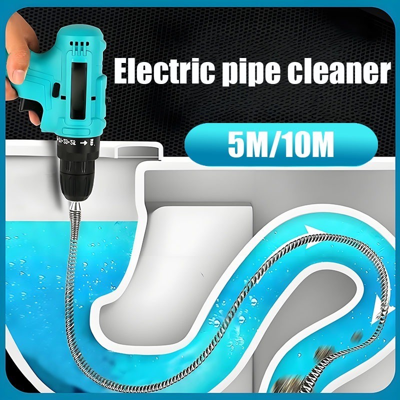5M/10M Toilet Sewer Clog Remover Tool Pipe Dredger Spring with ...