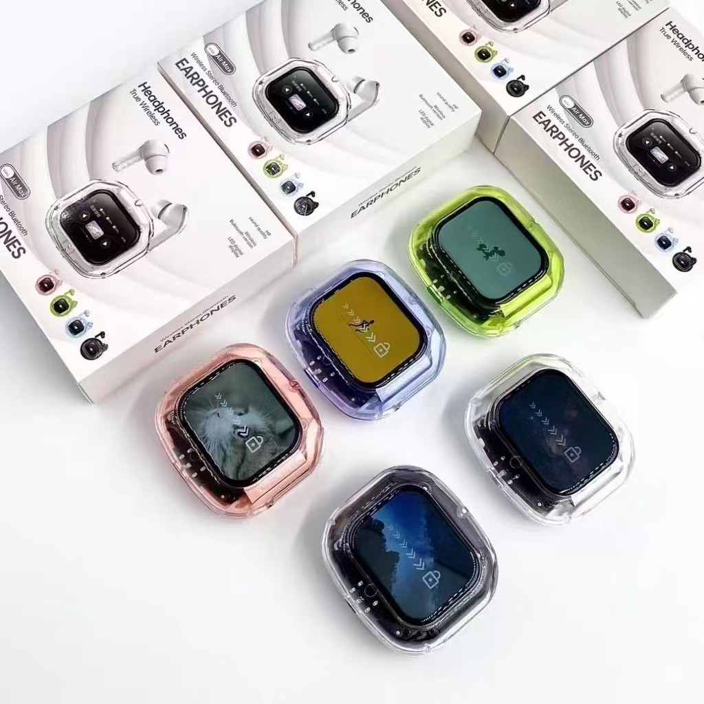 Skrin LCD jenis masuk telinga Airmax rentas sempadan rendahkan suara bising, model telus, jangka ...