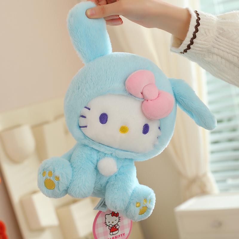 Healing Rabbit Cute Hello Kitty Rabbit Plush Toy Hug Sleeping Doll ...
