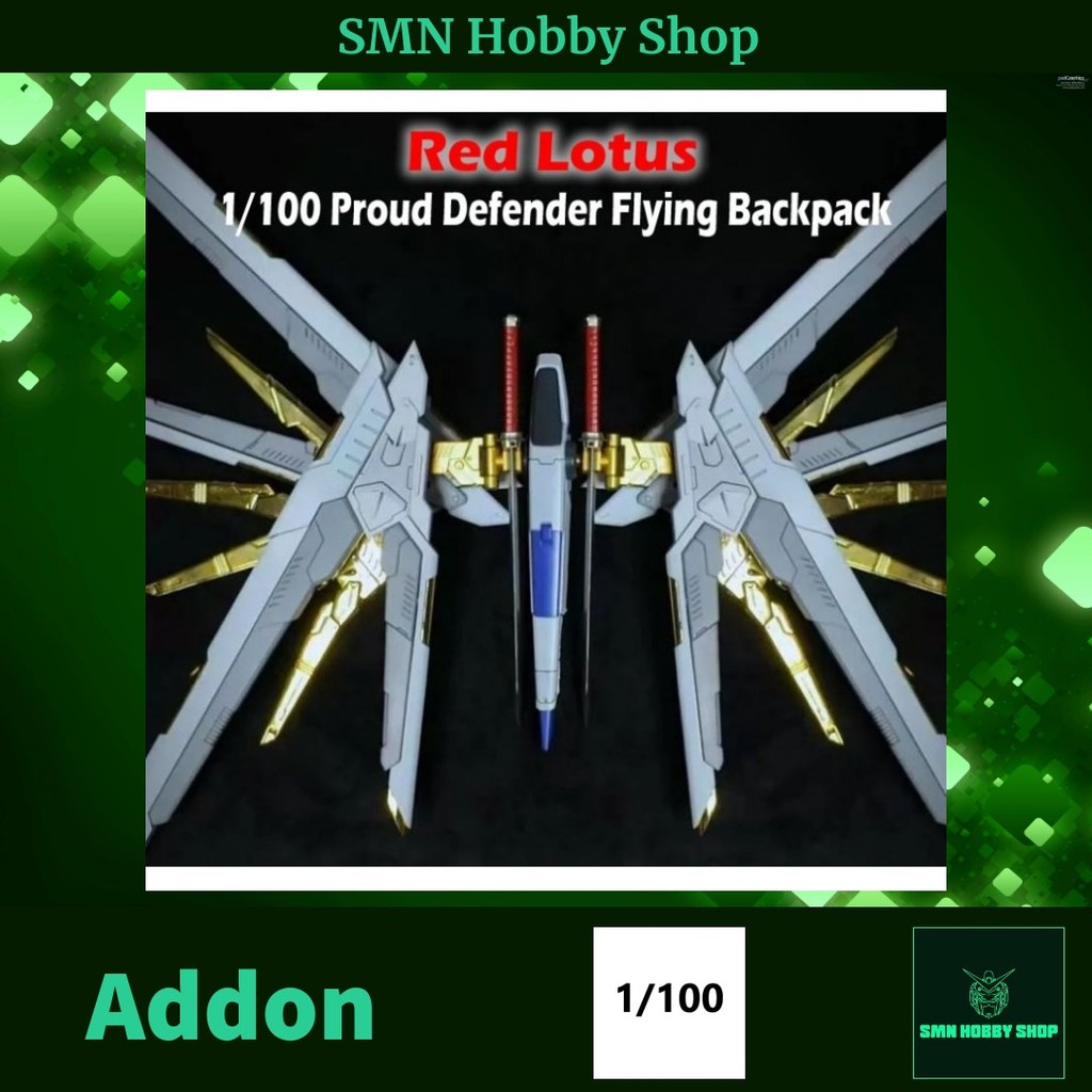 MG 1/100 Mighty Strike Freedom Proud Defender Backpack Addon Weapon & Backpack [Mecha/Robot ...