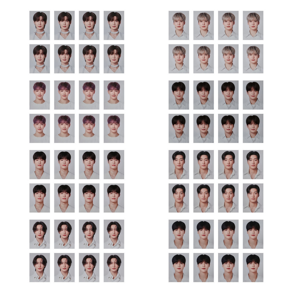 KPOP ATEEZ Nacific SEONG HWA ID Photo Identity Card Photocards School ...