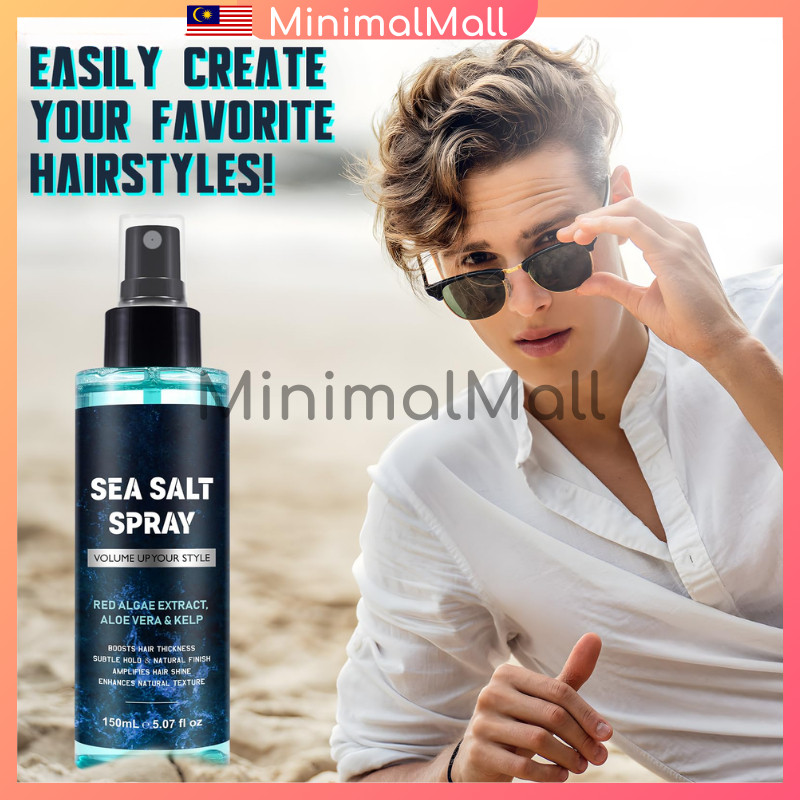100ML Sea Salt Hair Setting Spray Hair Volumizing Spray Hair Texture ...