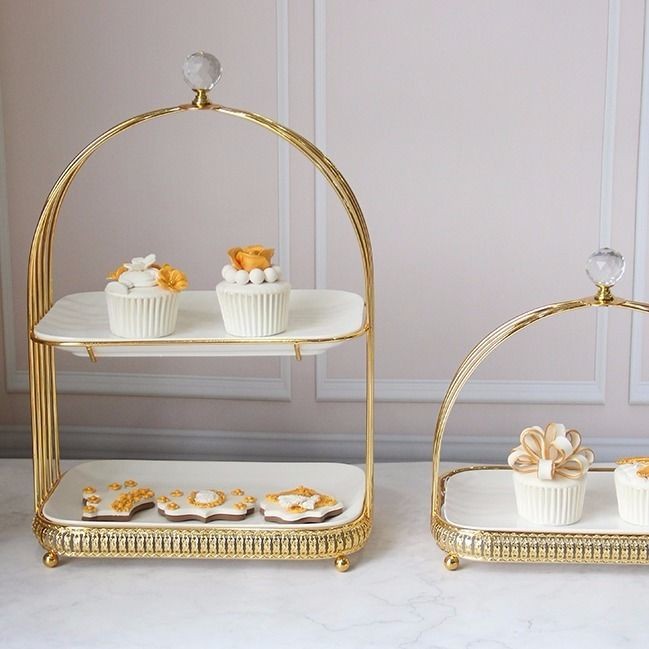 European Style Display Stand table dessert table display set tea ...