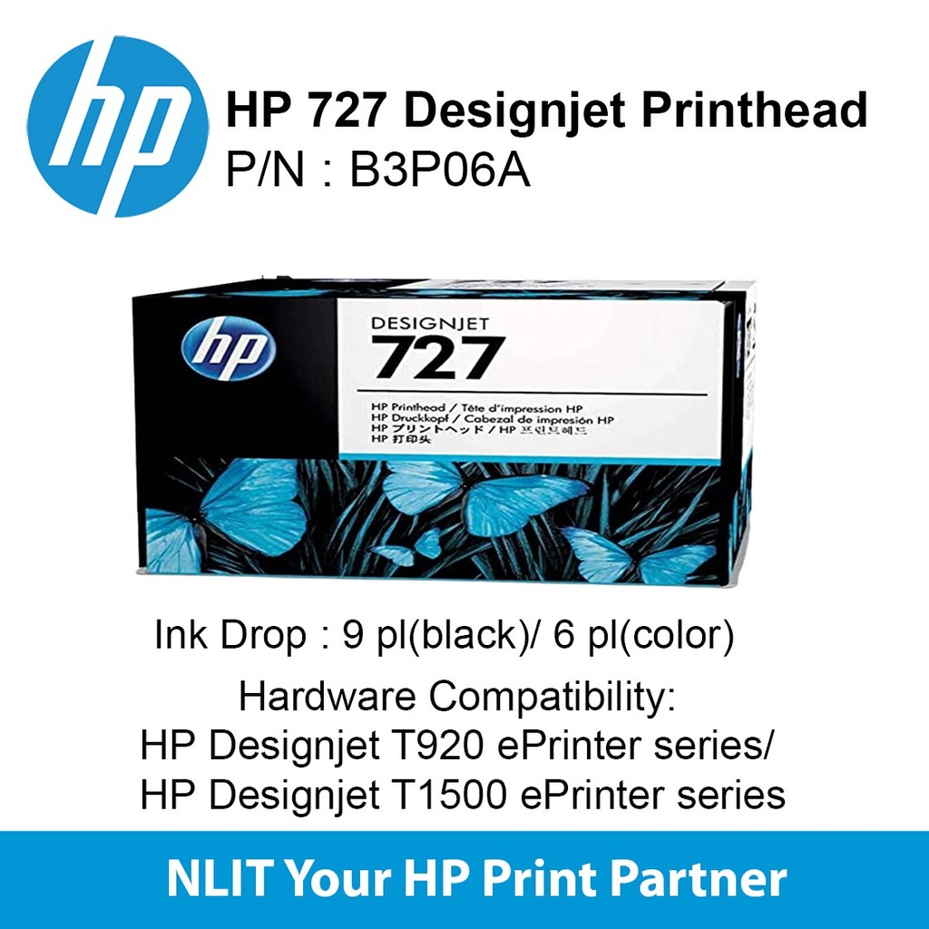 HP 728 40-ml Cyan Ink Crtg 40ml For Printer T730/T830 | Shopee Malaysia