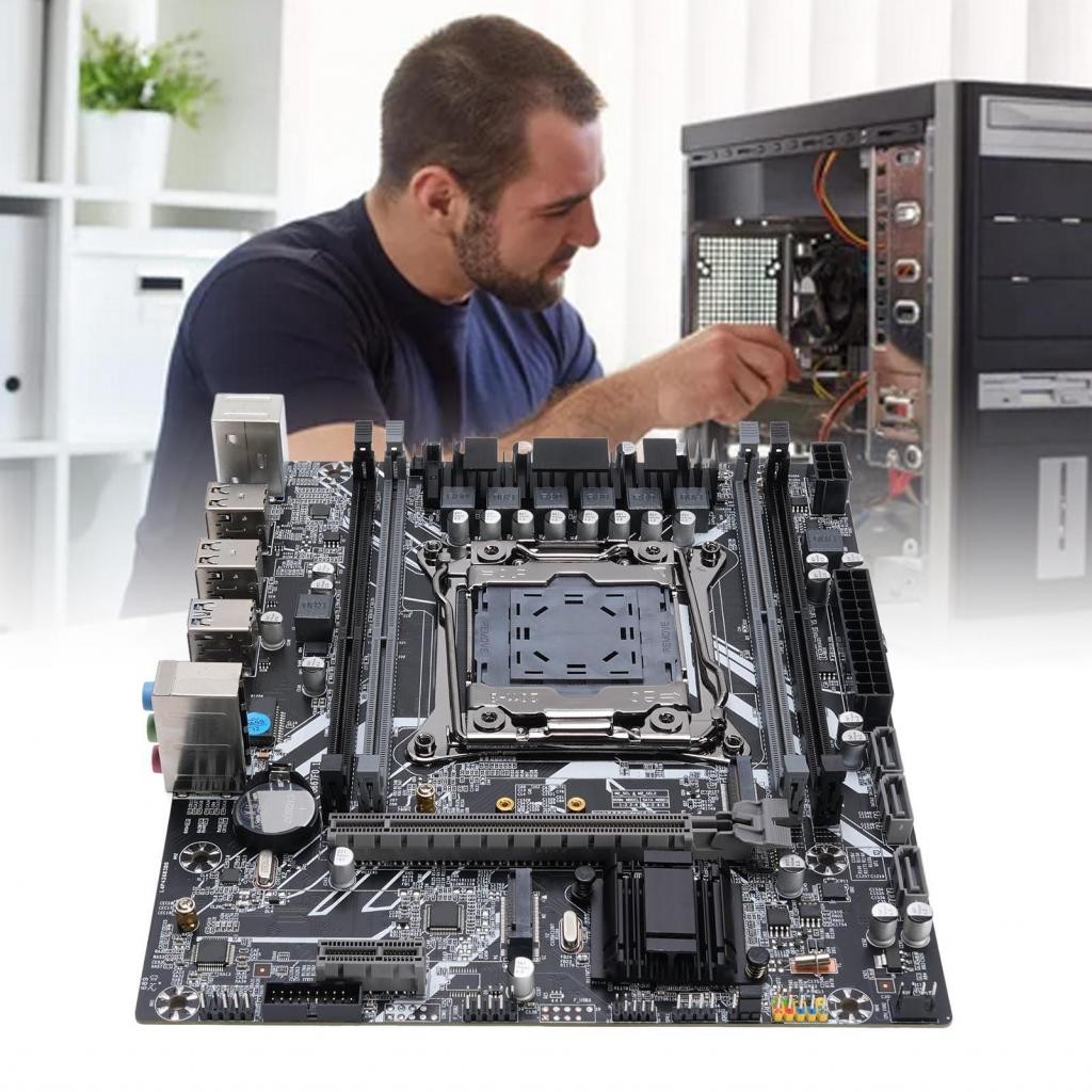 Bamaxis X99 Gaming Motherboard LGA 2011-3 Micro ATX PC DDR4 128GB M.2 ...