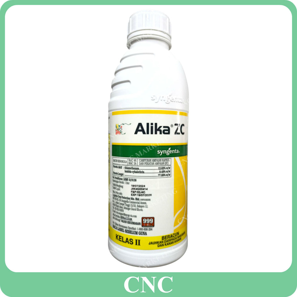 1L Alika ZC Syngenta Thiamethoxam 12.62% Lambda-Cyhalothrin 9.49% Racun ...