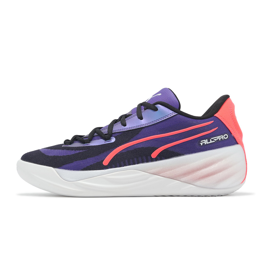 Puma Basketball Shoes All Pro Nitro Men's Purple Pink Nitrogen Midsole ...