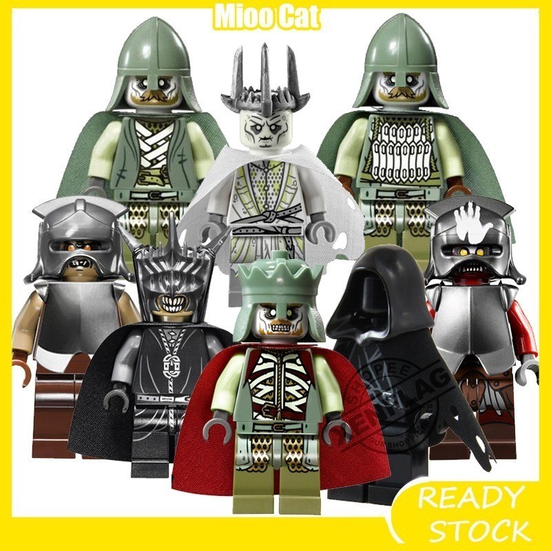 The Hobbit Sauron Ringwraith Uruk-hai Mini Building Blocks Assembly ...
