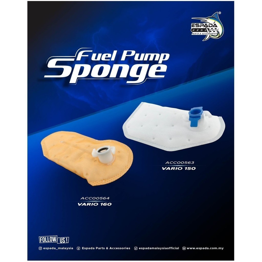 FUEL FILTER ESPADA RACING VARIO150 & ADV150 & BEAT FI V2 & VARIO160 ...