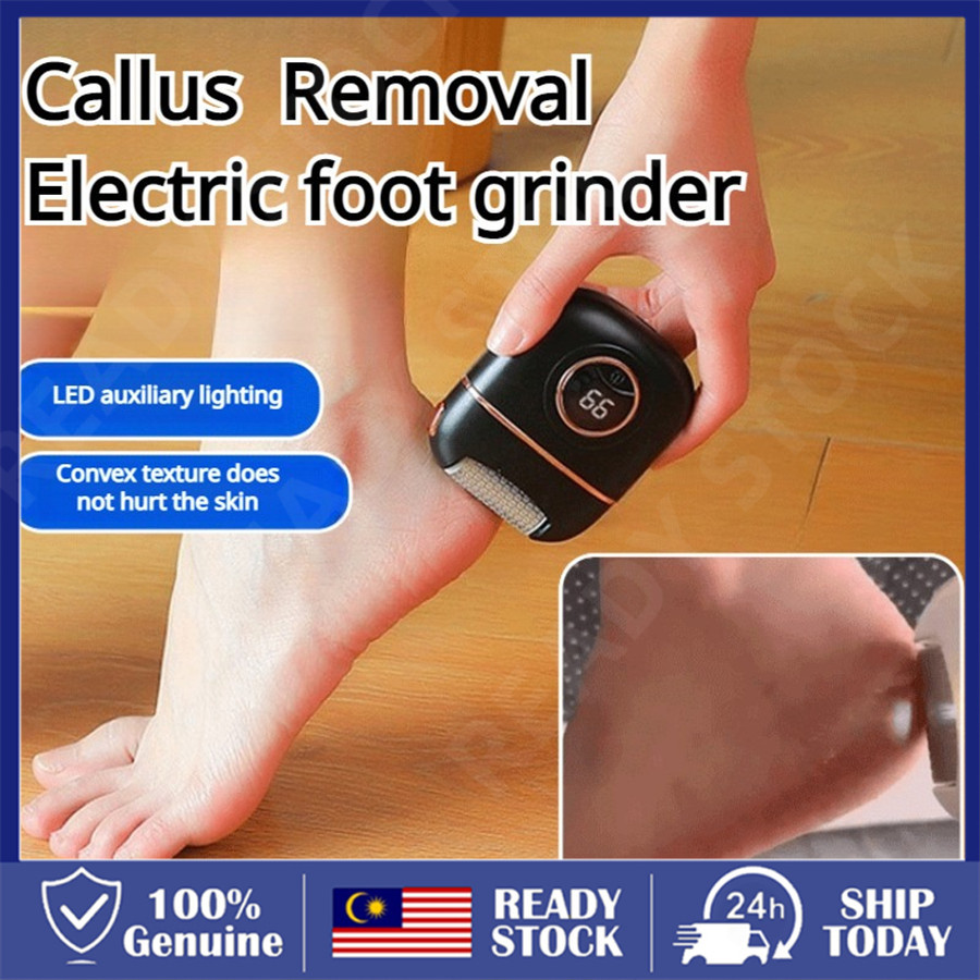 Portable Electric Heel Scrubber with Digital Display Not Hurt Skin ...