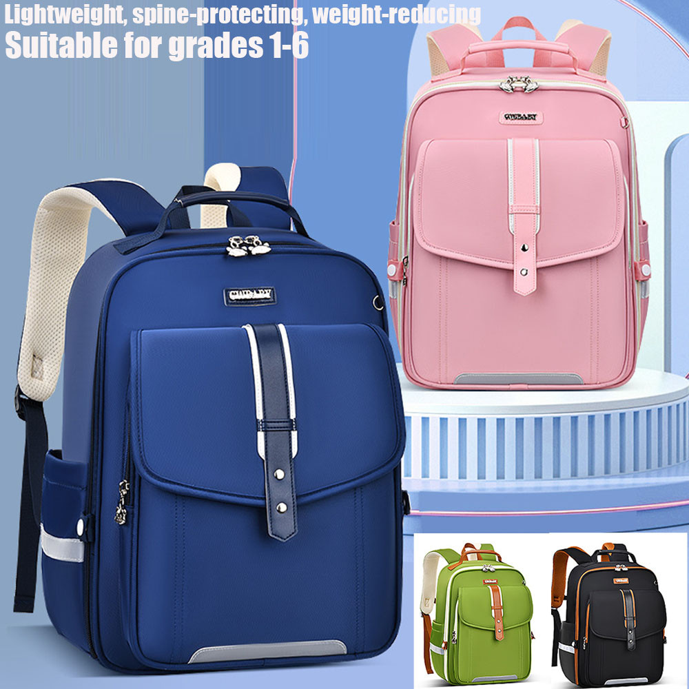 Children's schoolbag elementary school students load reduction spine ...