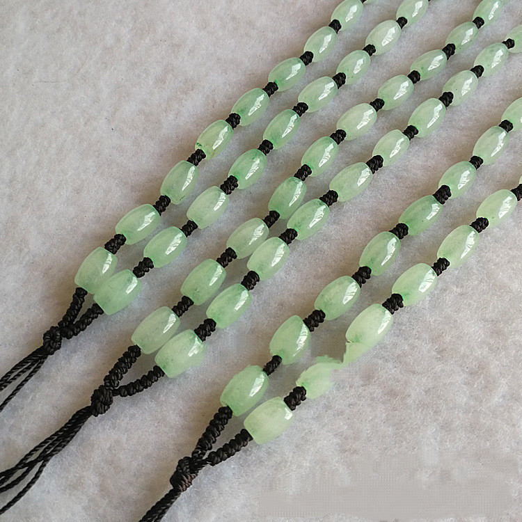 Jade Color Jade Pendant Lanyard Quartzite Jade Necklace Jade Hanging ...