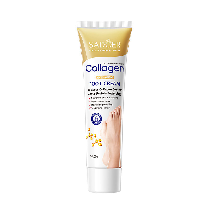 ROREC SADOER Collagen Anti-Aging Foot Cream Nourishing Anti-Dry Cracking Improve Roughness ...