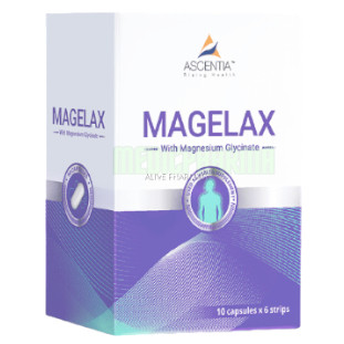 Ascentia Magelax with Magnesium Glycinate 1's strip x 10's capsules ...