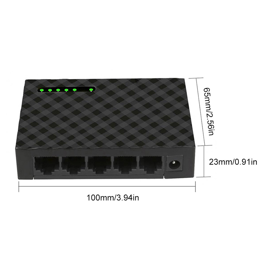 5 Port 1000Mbps Gigabit Network Switch RJ45 LAN Desktop Ethernet HUB ...