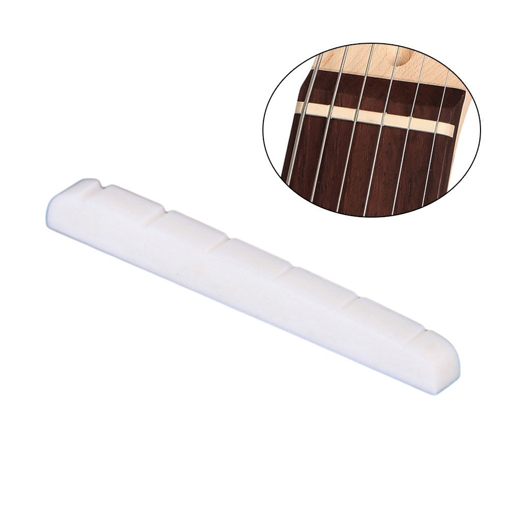 [LLMA]42MM Slotted Beef Bone Electric Guitar Nut for Tele Guitars ...