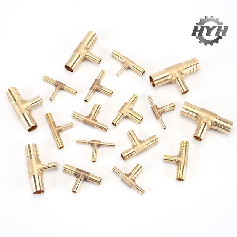 [HYH] All Copper T-Shaped Variable Diameter Green Head Tee 4mm6 8 10 12 ...