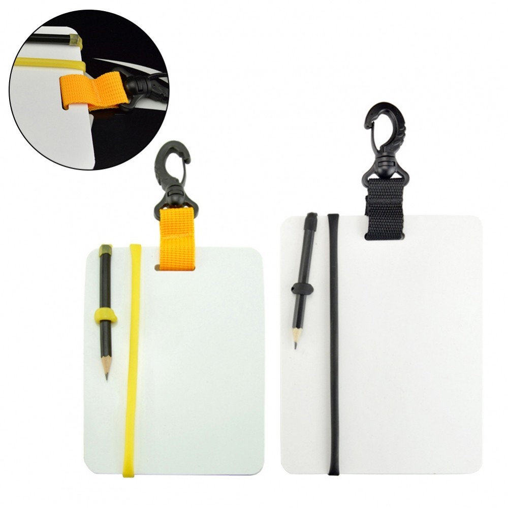 Handy Underwater Writing Tablet Wordpad for Scuba Diving with Swivel ...