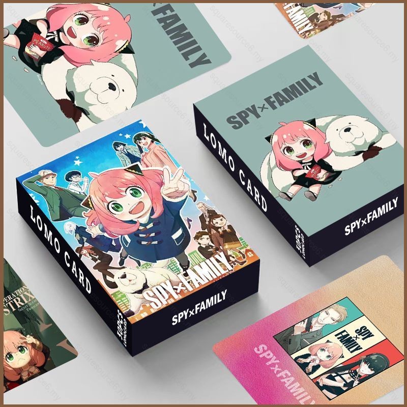 Sta6 30PCS Spy x Family Anime Photocard Set Lomo Cards Bookmarks Anya ...