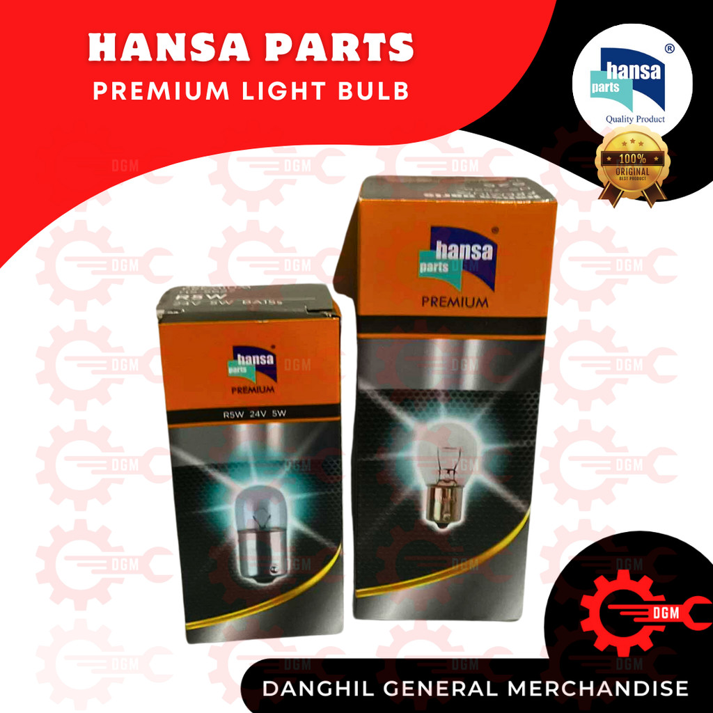 Hansa Parts Premium Light Bulb (SOLD PER PIECE) – 12V & 24V, Bright ...