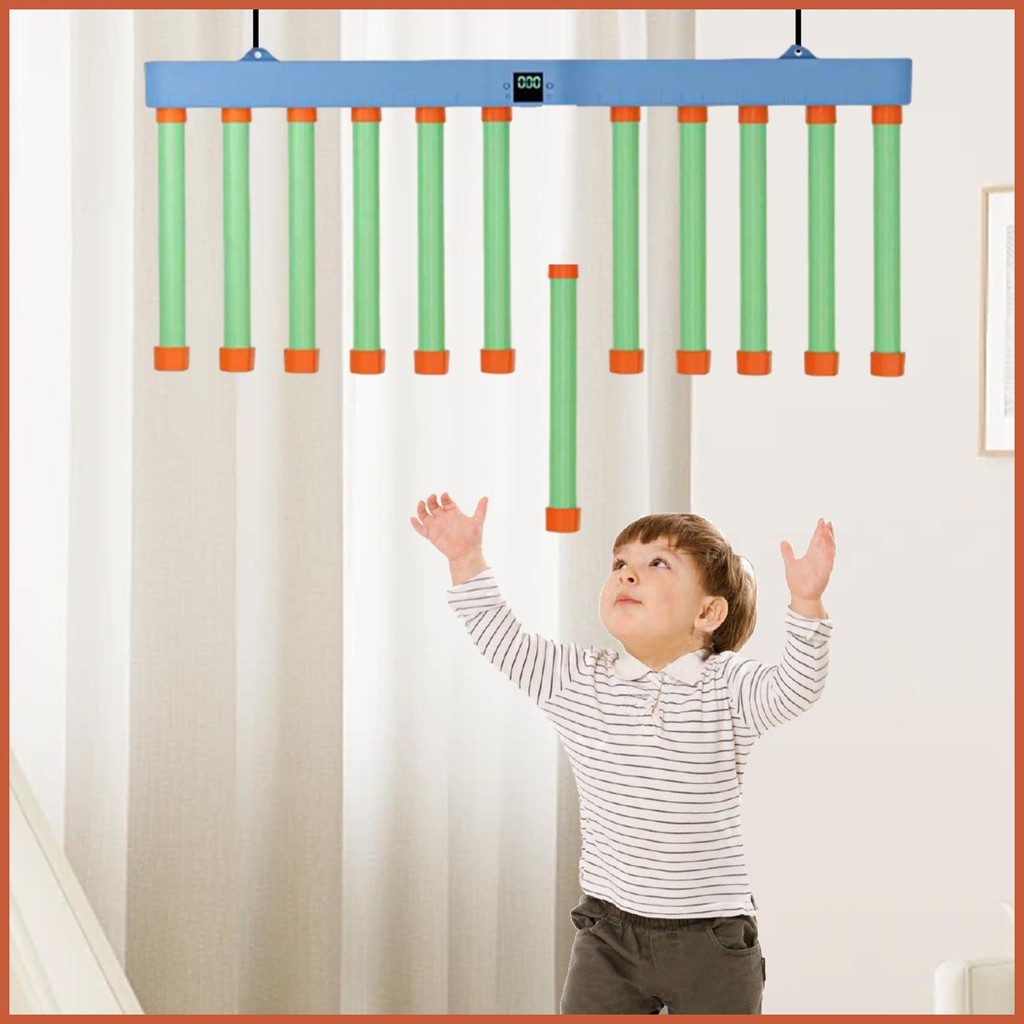 Reflex Challenge Game Speed Adjustable Catching Sticks Game Falling Sticks Toy Fun Family Game ...