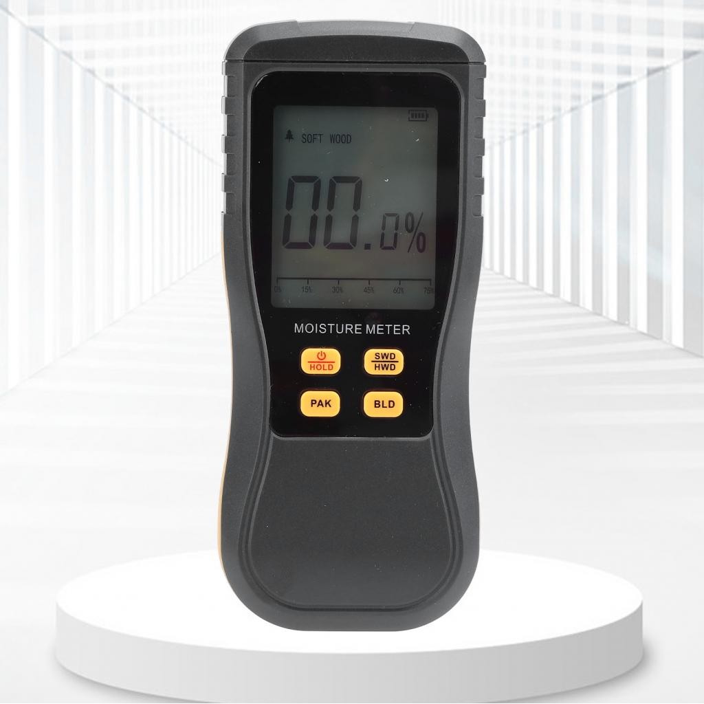 Moisture Detector Auto Alarm Wood Humidity Meter Non Destructive for ...